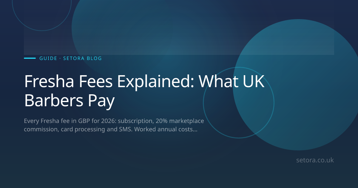 Fresha Fees Explained: What UK Barbers Pay | Setora